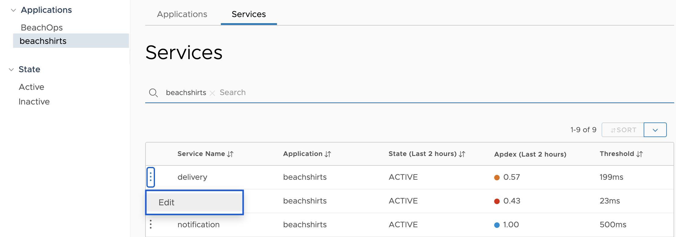 Configure Apdex Settings | Wavefront