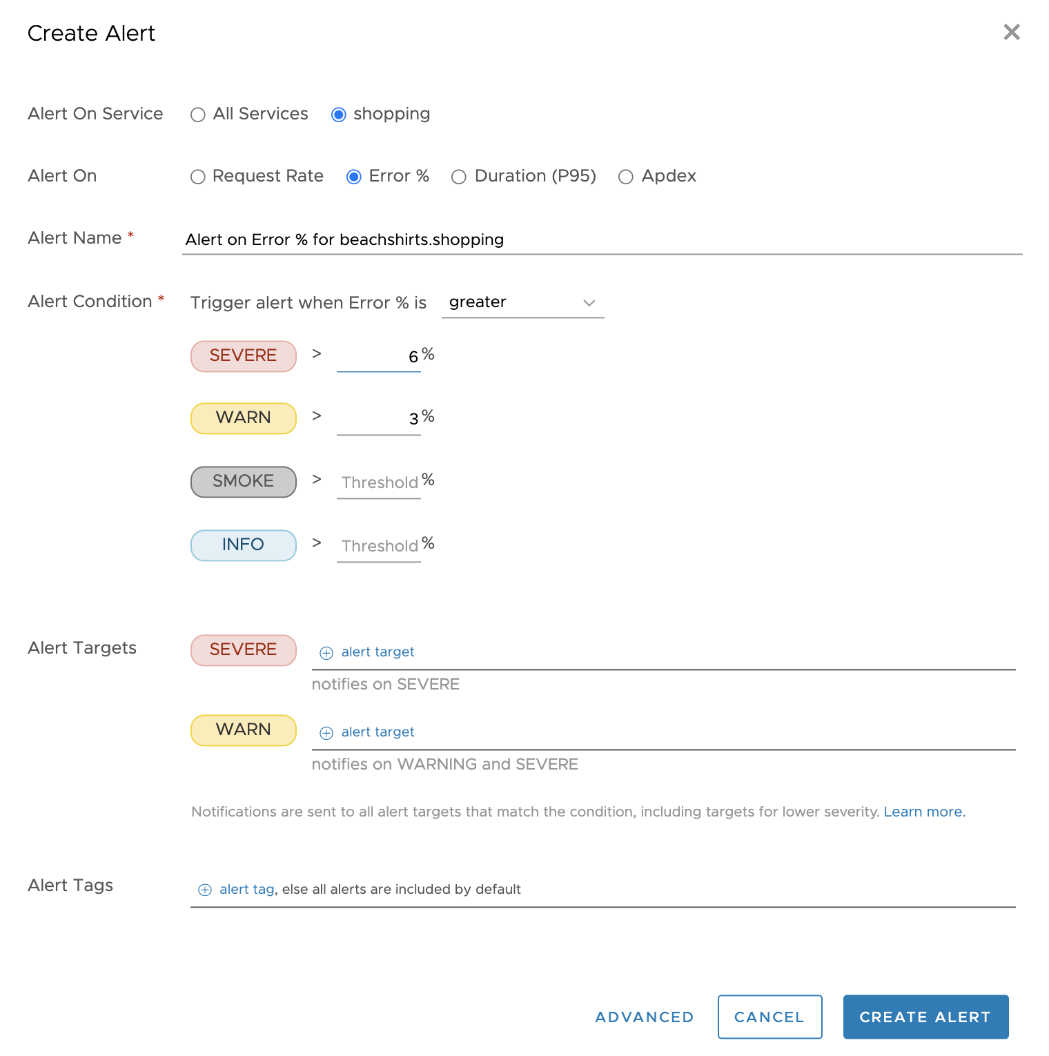 Application Status | Wavefront
