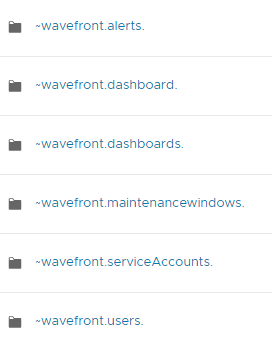 Monitor Your Wavefront Service | Tanzu Observability Documentation